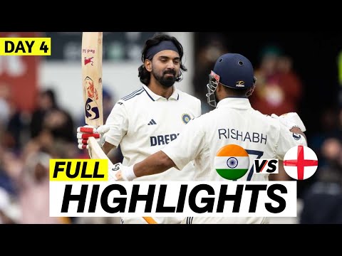 India vs England 1st Test Day 4 Highlights 2025 | IND vs ENG 1st Test Day 4 Highlights 2025