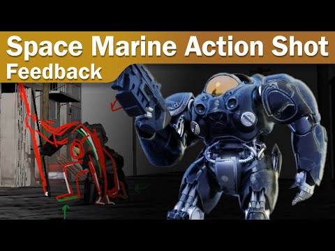 Starcraft’s Space Marine action shot animation feedback by Animation ...