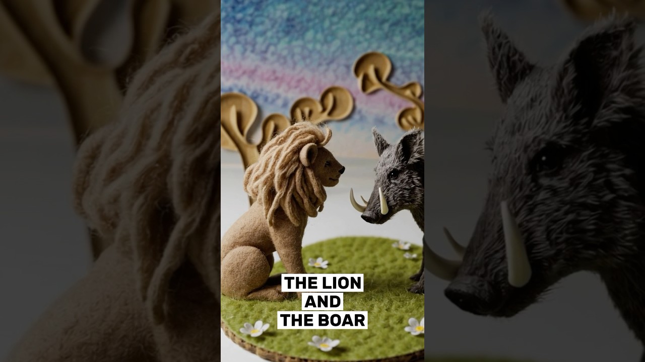 Aesop´s Fables - The Lion and the Boar