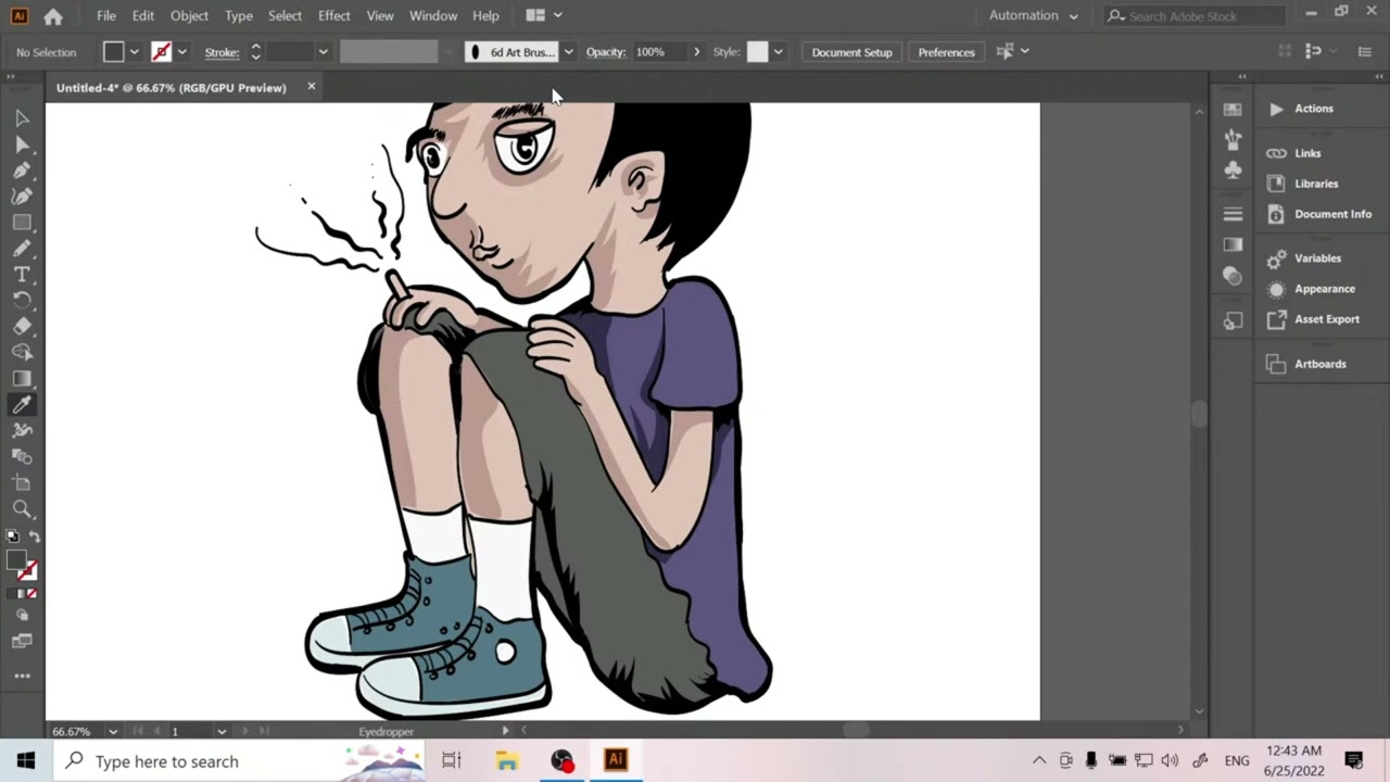 TIMELAPSE CARTOON VECTOR ILLUSTRATION | ADOBE ILLUSTRATOR