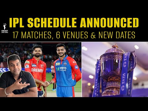 New IPL 2025 Schedule Announced! Dates & Venues | IPL Schedule 2025