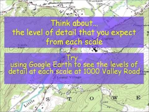 An explanation of map scale