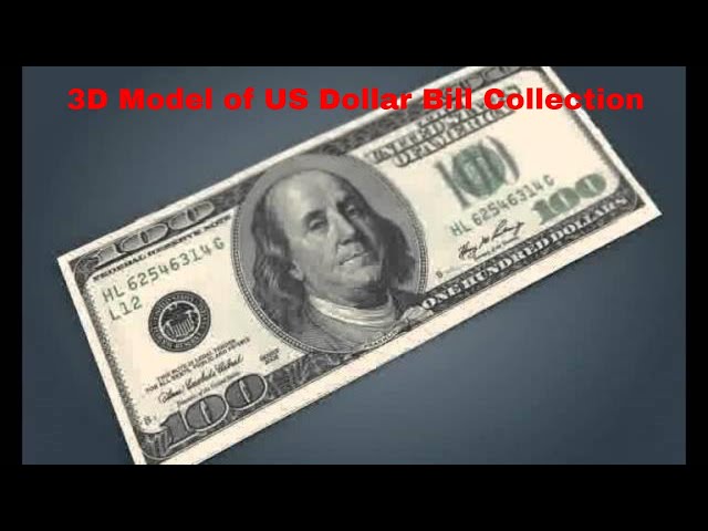 US Dollar Bill Collection 3D Model - FlatPyramid
