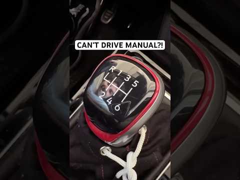 NEWBIE CAN'T DRIVE MANUAL ? #manual #cars #hoonhaus