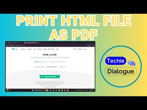 How to Print HTML File as PDF - Detailed Tutorial [2025]
