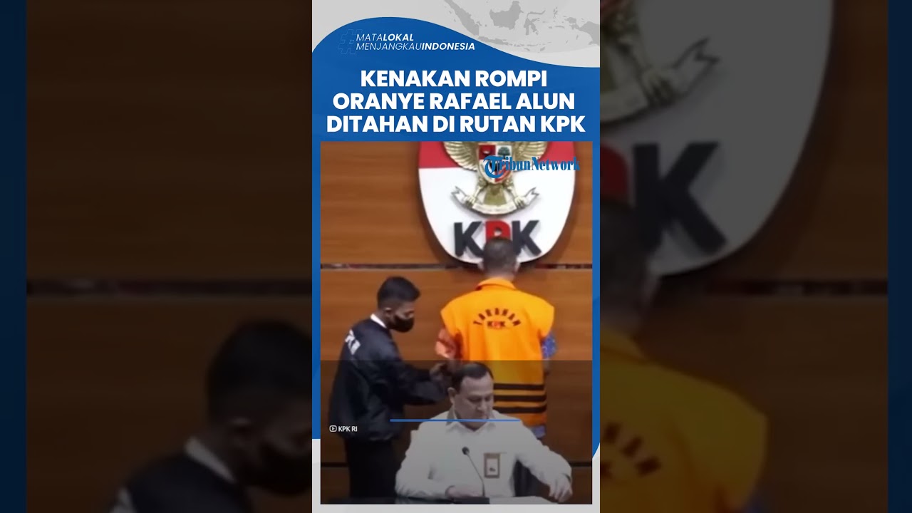 Dihadirkan saat Konferensi Pers KPK, Ini Penampakan Rafael Alun Pakai ...