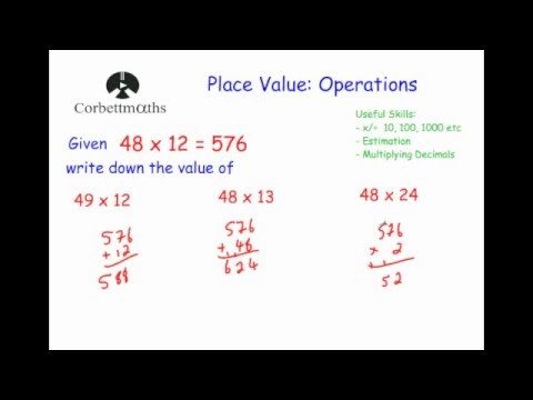 Place Value – Operations | Corbettmaths