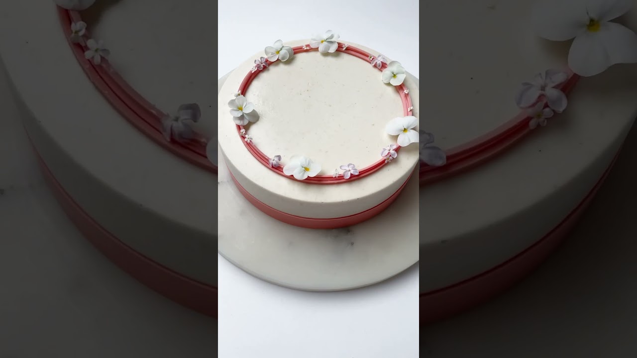 Rhubarb Mousse For Beginners 🤍Full tutorial on my channel #mousse #baking #tutorial #cake #rhubarb