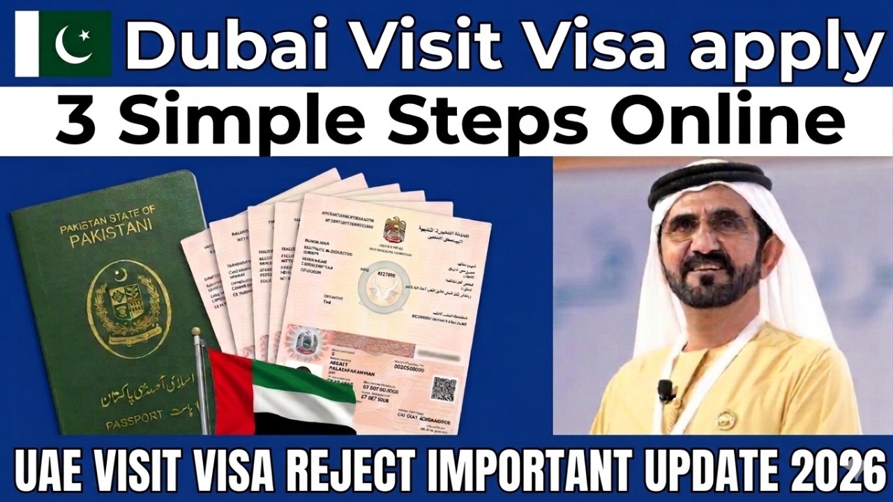 How to Apply DUBAI TOURIST VISA online for Pakistani 3 Apr 2026 Easiest Process | UAE Travel Update