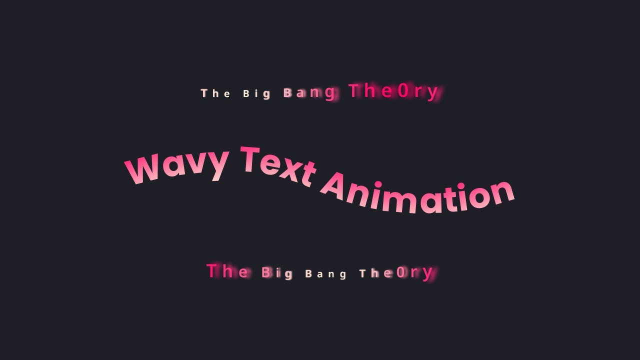 Learn How to Create a Wavy Text Animation with HTML & CSS: A Step-by-Step Tutorial