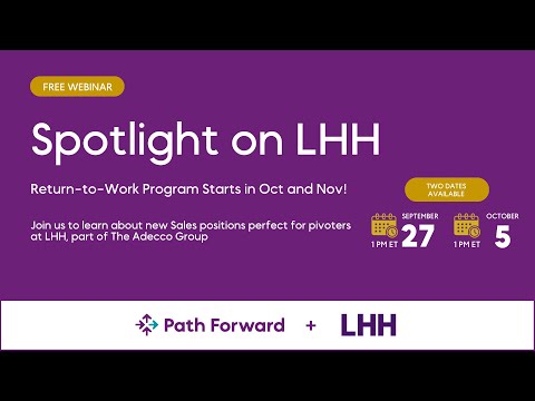 Restart Your Career at LHH