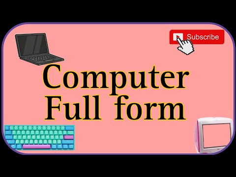 Computer full form in English #english #computer #learning