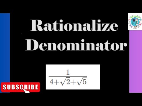 Rationalize the denominator