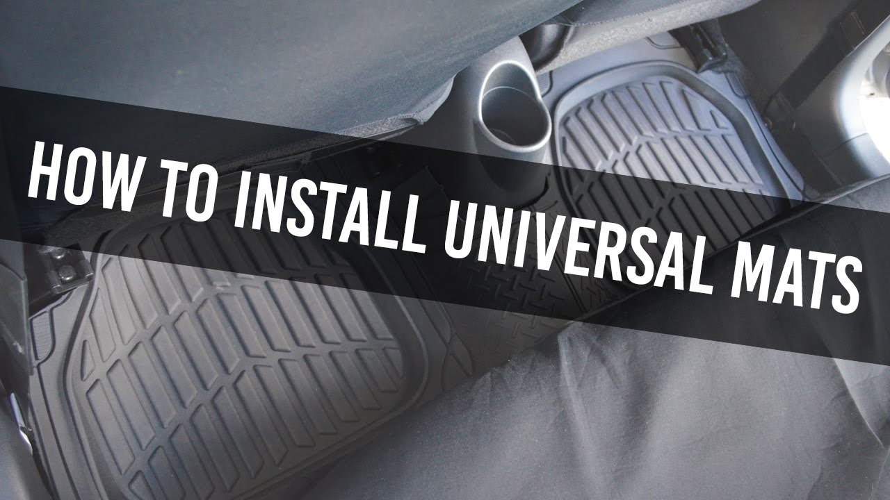 How to Install Universal Car Floor mats - Trimmable 
