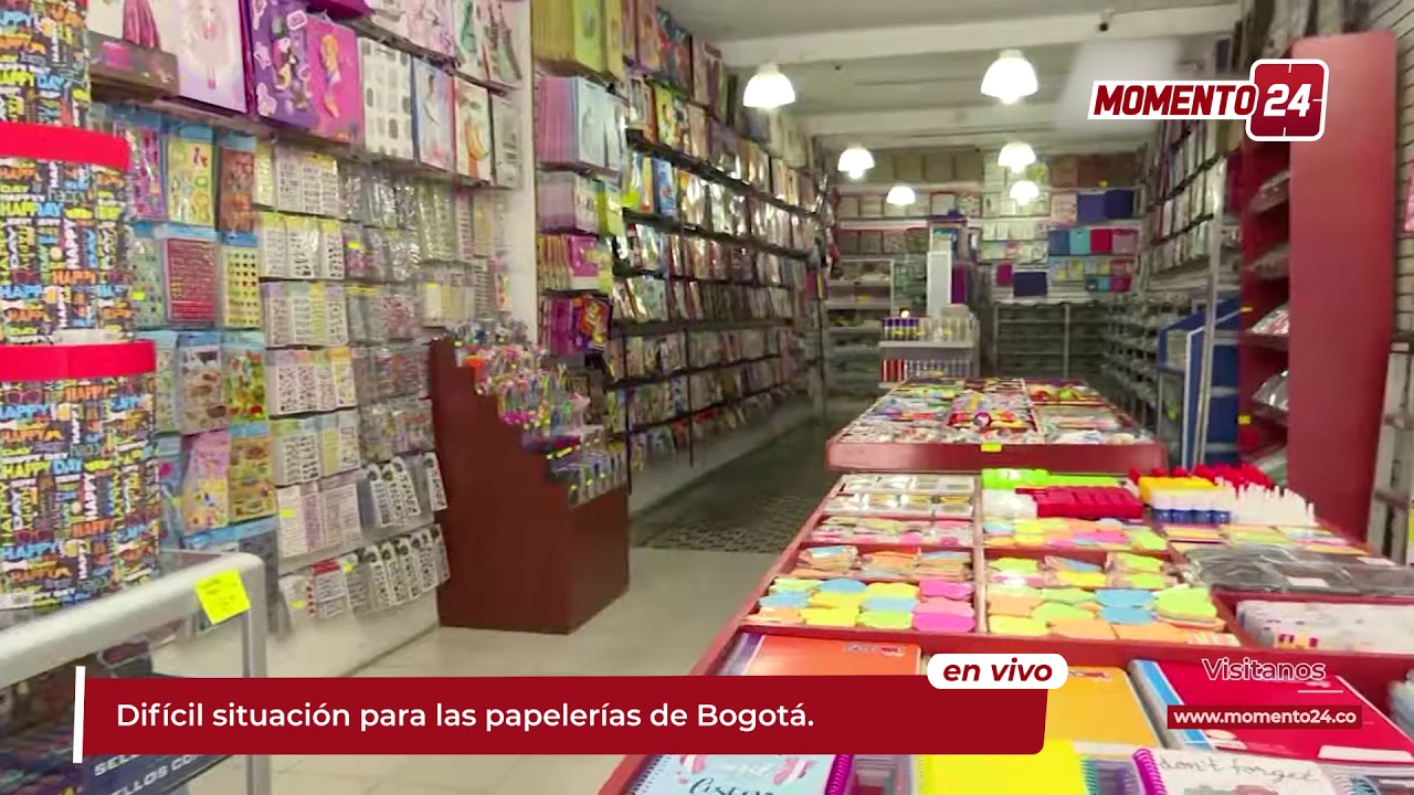 Difícil situación para las papelerías de Bogotá
