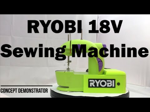 RYOBI 18V Portable Sewing Machine by nafis - Thingiverse
