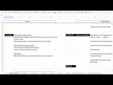 Lesson 3 - Facts & Processes