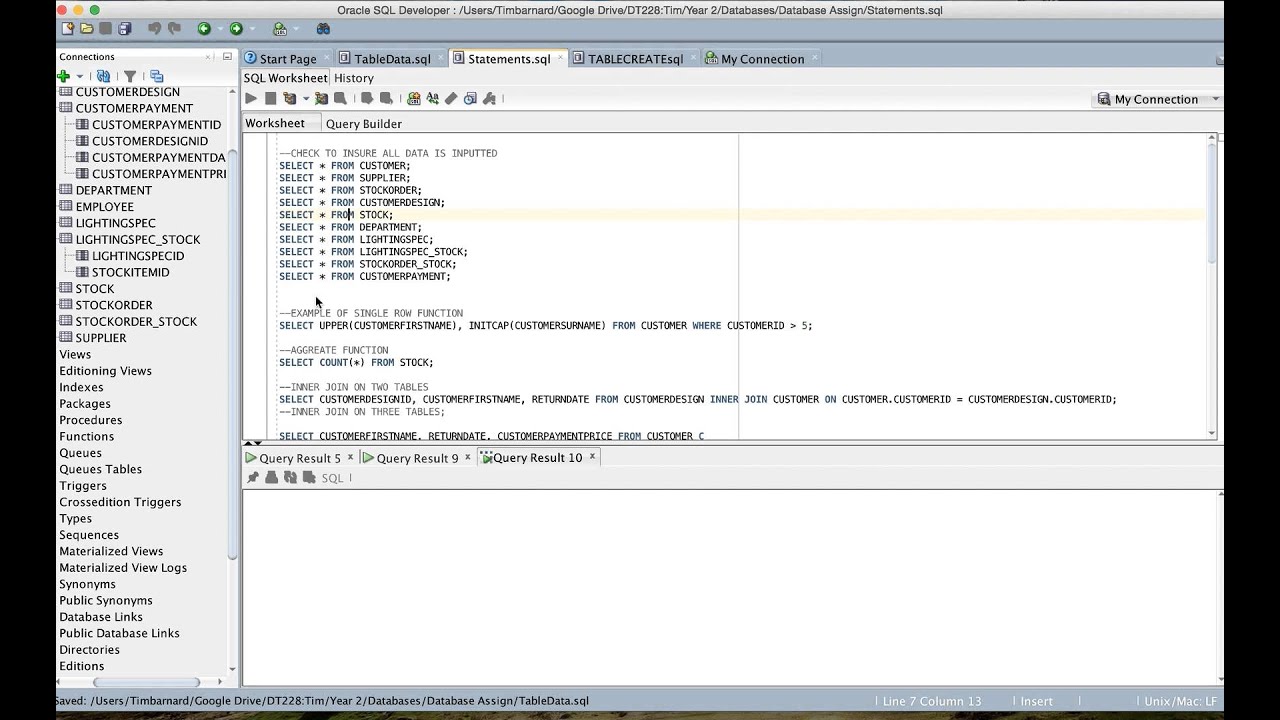 Database Assignment 2k14