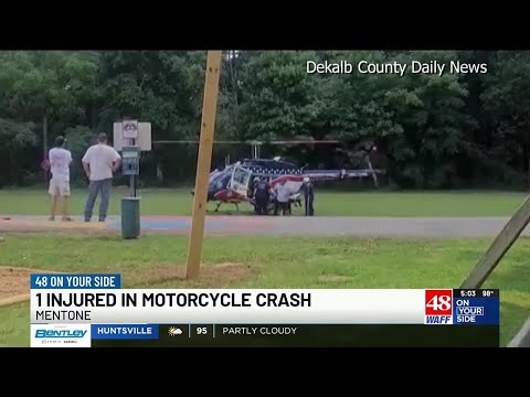 One airlifted following motorcycle wreck in Mentone