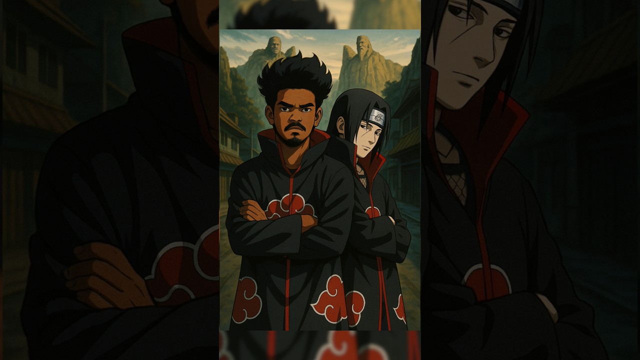 🔥 Mangekyō Awakens: Me & Itachi in the Final Valley | AI Anime Art by ChatGPT 🔥