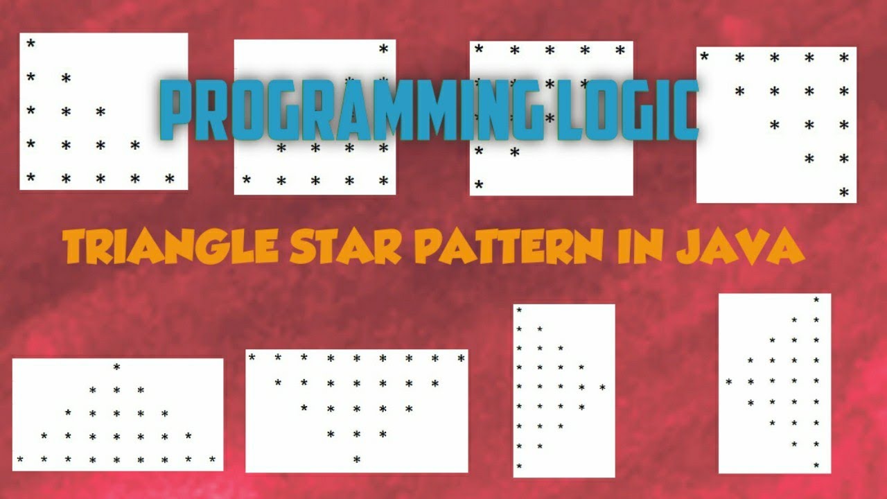 Create Star Pattern (Triangle) in Java using Looping - Programming Logic Part 1