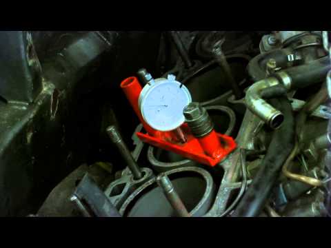 Measuring deck height on a 944 engine