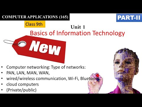 Basics of Information Technology - 2 Video Lecture - Computer Science for Grade 9