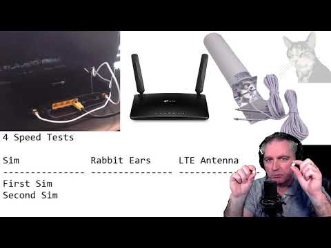 Comparing SIMs with 4g LTE Antenna and TP-Link MR600