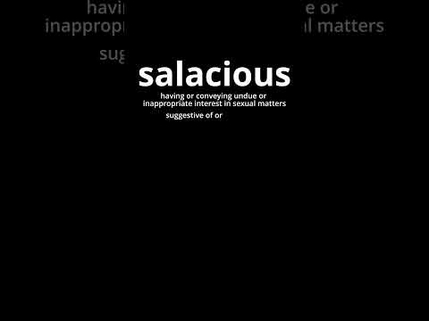 Video Word Of The Day - Salacious