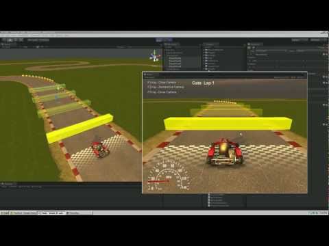Unity Kart Demo – Lap Count System (including checkpoints)