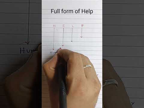 full form of Help# reels# shorts# ytshorts# education# simple English with pranay# online# teaching