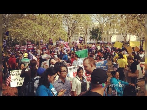 Rostros de la marcha en Nueva York - Exclusivo Online
