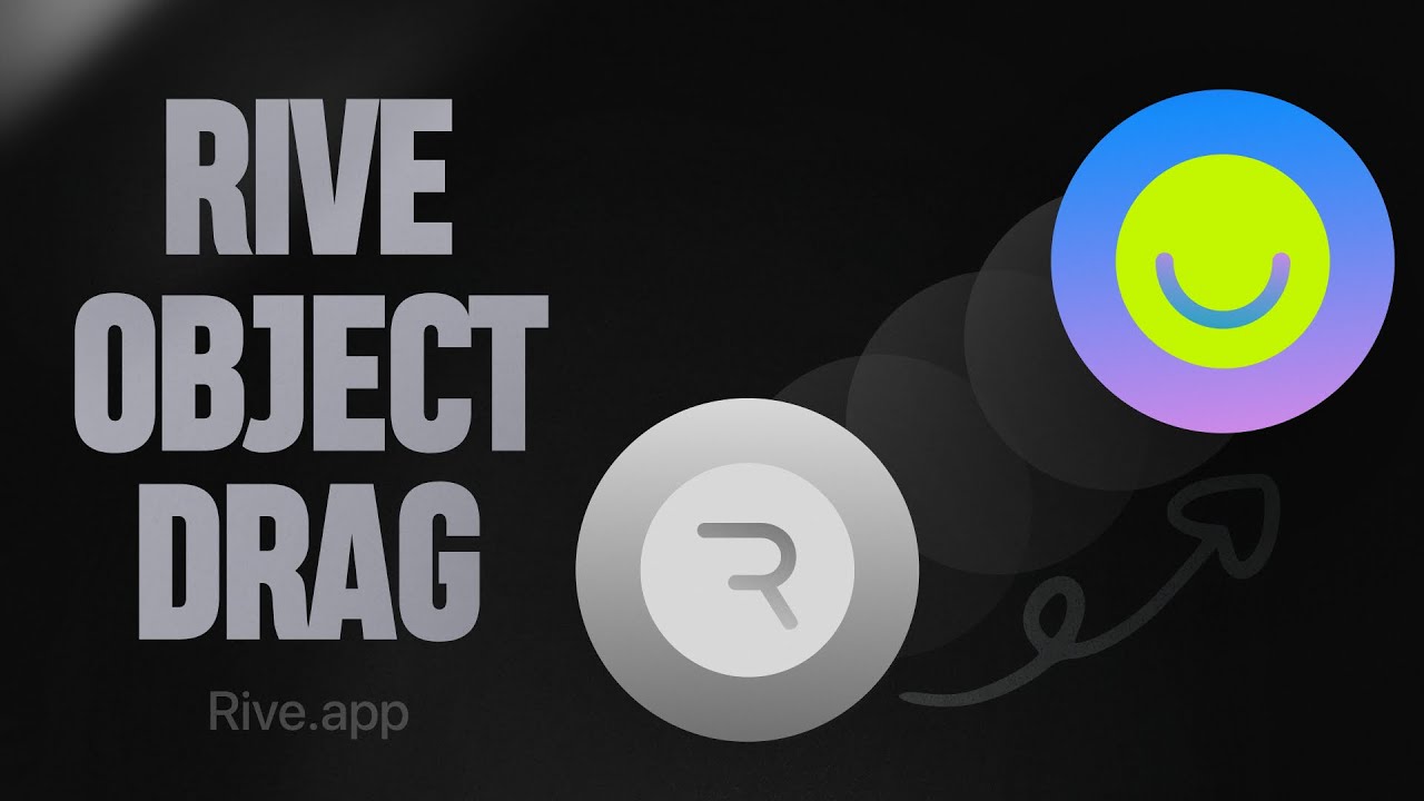 Rive.app : Drag and Drop Objects Interaction