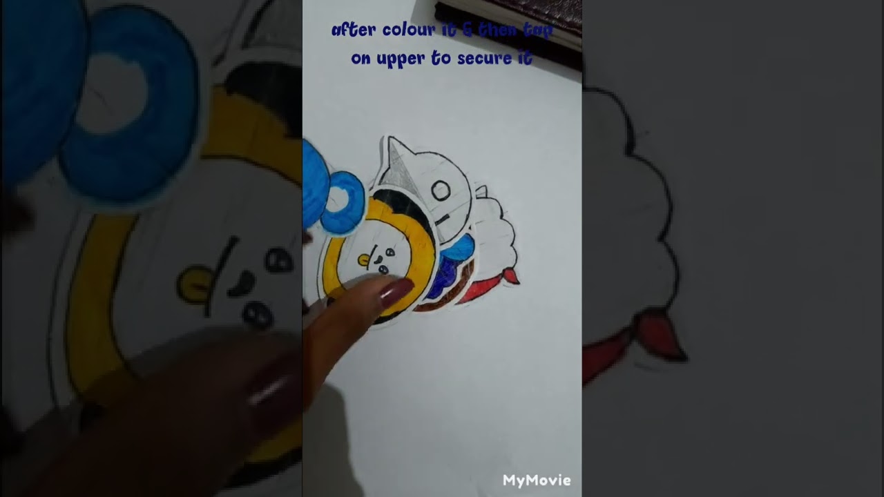 DIY for BTS stickers / Paper bts stickers ideas