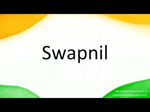 How to correctly pronounce in Hindi "Swapnil".