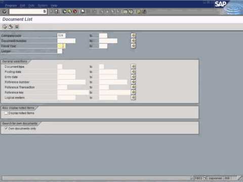 SAP Document Type And Number Ranges