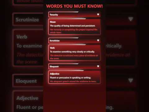 Definitions of words you must know #englishlearning #improve #communication #definition
