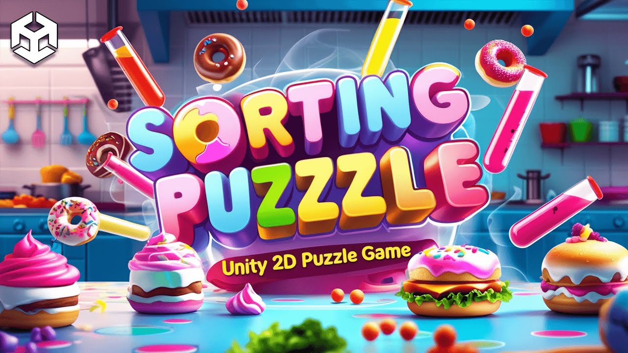 Sorting Puzzle - Unity Sorting Game | Unity 2D Puzzle Game Template | 2D Game Unity