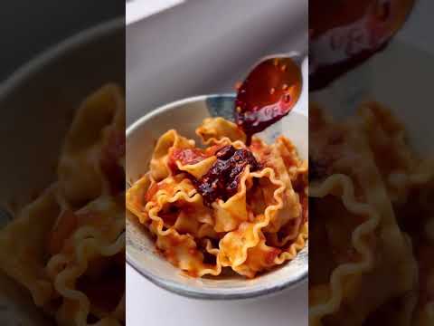 always adding chili crunch to everything and measuring how much with our gut.
