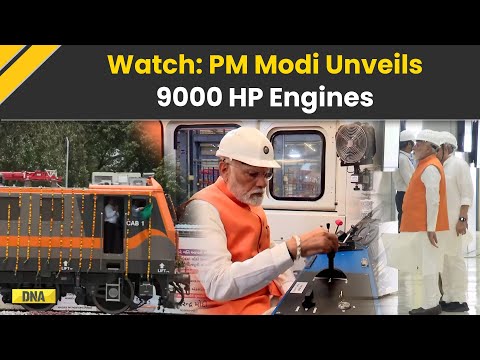 PM Modi Unveils India’s First 9000 HP Electric Locomotive To Enhance Rail Freight Efficiency