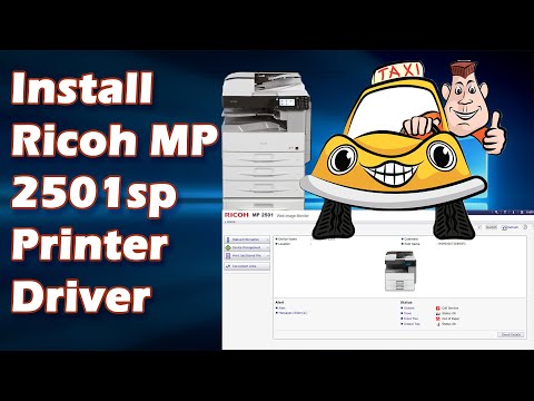 How to Install Ricoh MP 2501sp PCL6 printer in windows computer