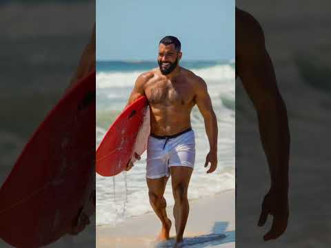 Beach Hunk Muscle Daddy