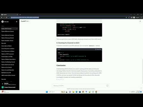does python use ascii