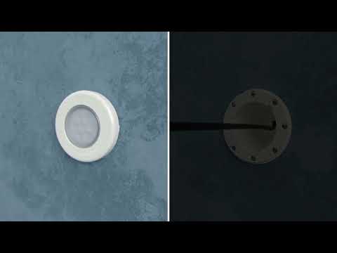 Pool lighting: Mini projector for wall bushing installation | Led lighting