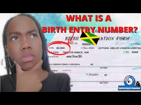 Birth Entry Number Explained