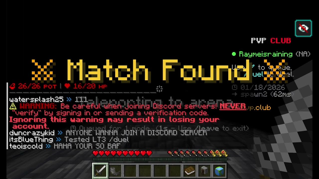 Minecraft Newbie PVP Progression Day Two!