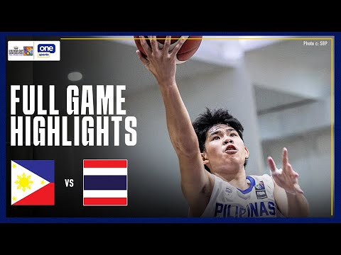 PHILIPPINES vs. THAILAND | FULL GAME HIGHLIGHTS | FIBA U16 ASIA CUP SEABA QUALIFIERS