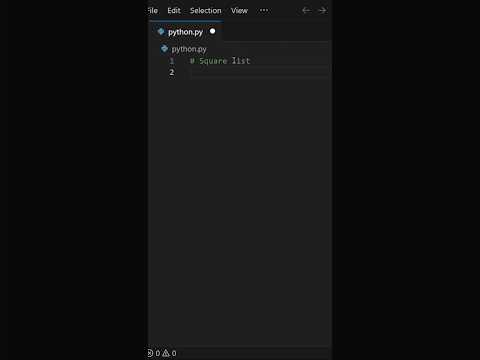how to square list in python ( python for beginners ) #list #python