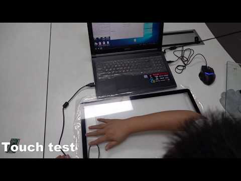 large touch screen panel with ILI2510 touch controller IC touch test