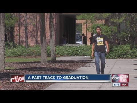 Student takes fast track to graduation